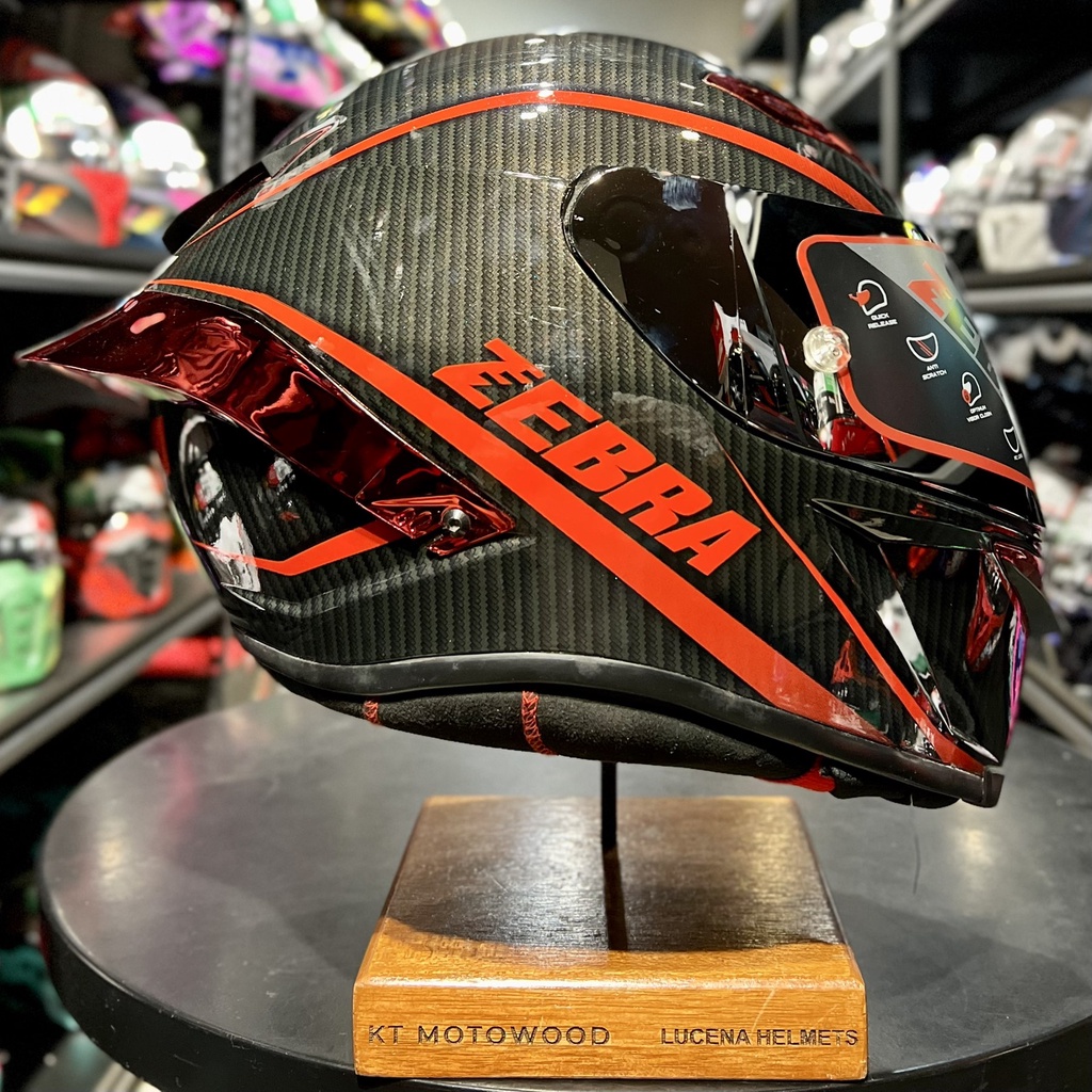 Zebra 795 Casco Full Face Single Visor Helmet | Shopee Philippines
