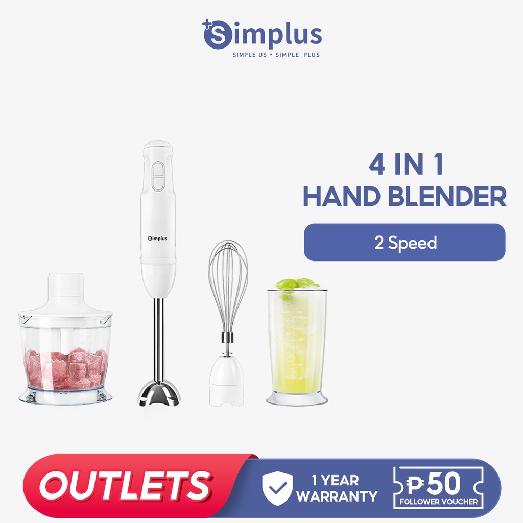 Simplus 4 in 1 Hand Mixer Immersion Blender 600ML Hand Blender Baby ... Simplus 4 in 1 Hand Mixer Immersion Blender 600ML Hand Blender Baby ...