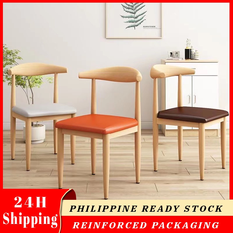 Dining Chair Backrest Chair Wooden Texture Chair Chairs For Study Table ...