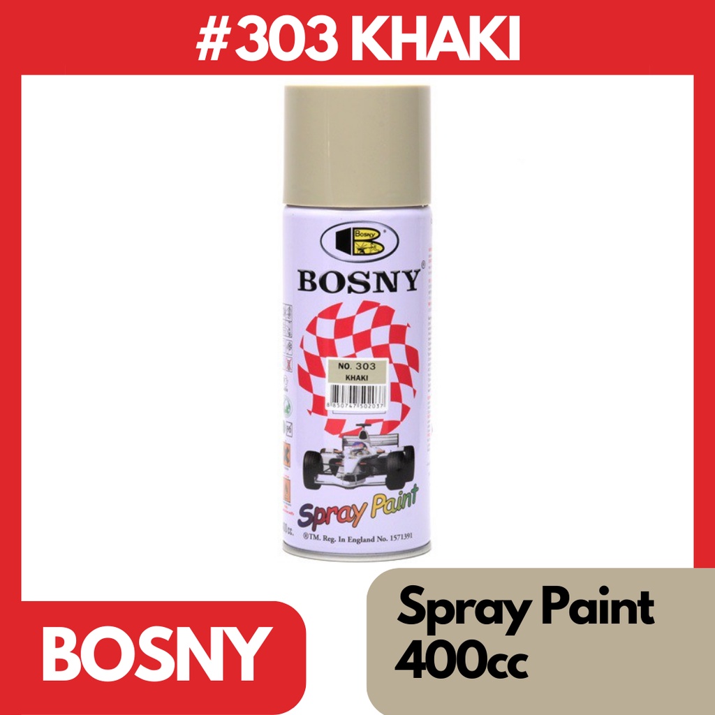 Bosny Acrylic Spray Paint 400cc Assorted Colors | Shopee Philippines