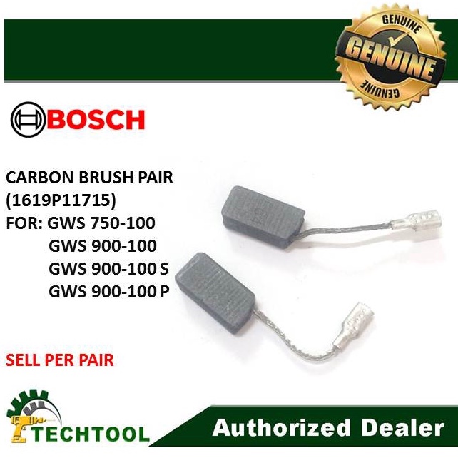 BOSCH Carbon Brush Pair 1619P11715 | Shopee Philippines