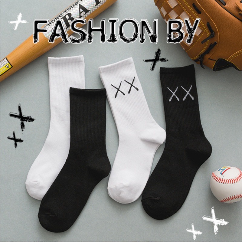 On hand iconic socks mens socks kaws funny elmo sesamestreet XX ...