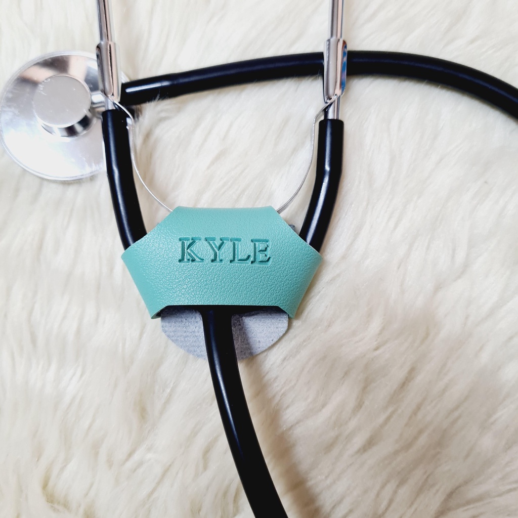 STETHOSCOPE TAG #3, personalized, faux leather | Shopee Philippines