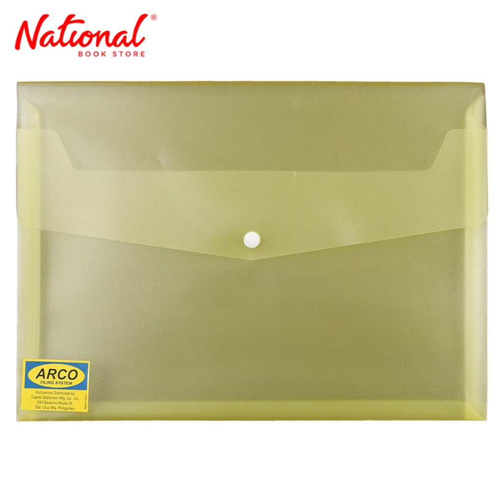 Plastic Envelope Long Expanding G6947B, Yellow - School & Office ...