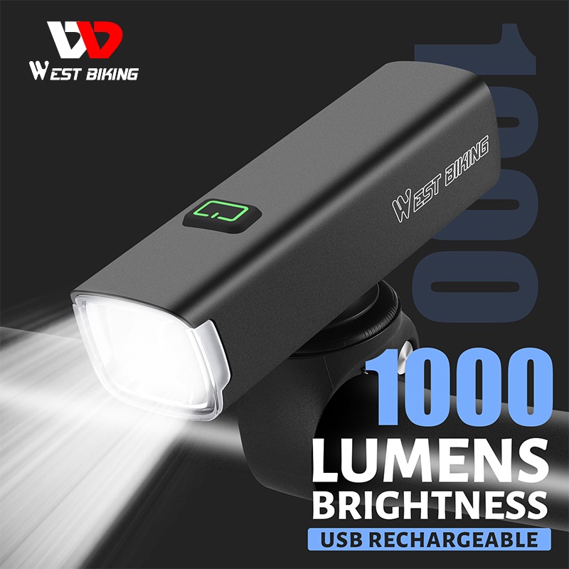 WEST BIKING Bike Rechargeable Led Light Bicycle Cycling Headlight ...