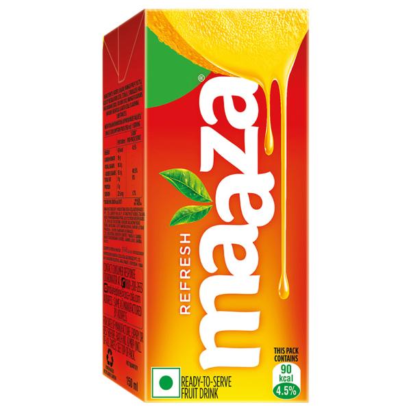 Maaza Gold Mango Fruit Drink, 250 ml Tetra | Shopee Philippines