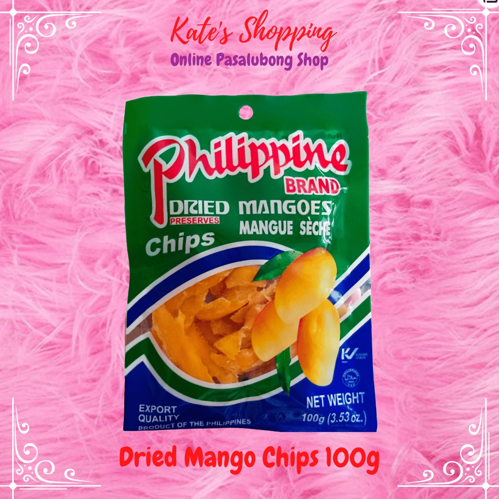Dried Mango Chips 100g ( Philippine Brand ) | Shopee Philippines