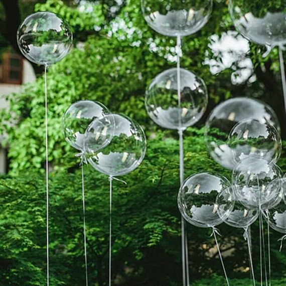 18 INCHES TRANSPARENT BOBO BALLOON PARTY NEEDS | Shopee Philippines