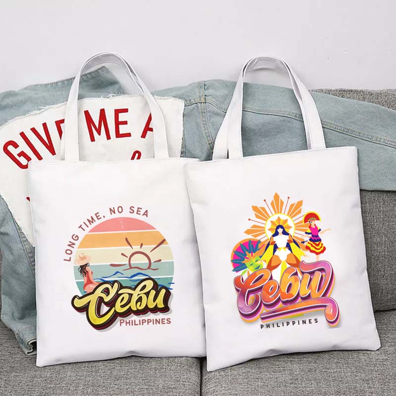 NEW CEBU V2 DESIGN TOTE BAG DESIGN CANVAS KATSA | Shopee Philippines