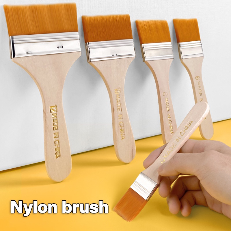 HGS Nylon Paint Brush High Quality Acrylic Oil Paint Brush Art Crafts ...