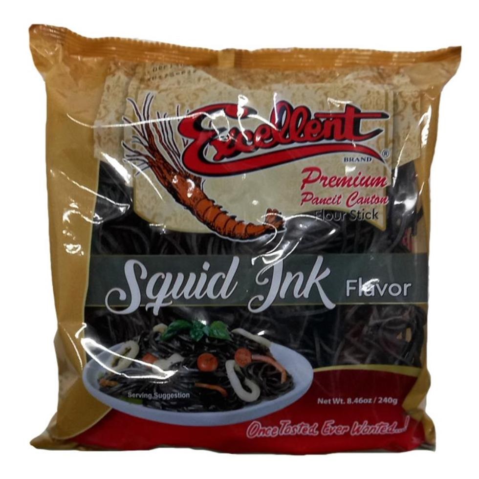 Excellent Pancit Canton Squid Ink 240g | Shopee Philippines