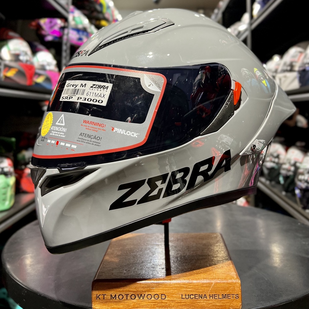 Zebra Ym611 Max Full Face Dual Visor Helmet | Shopee Philippines