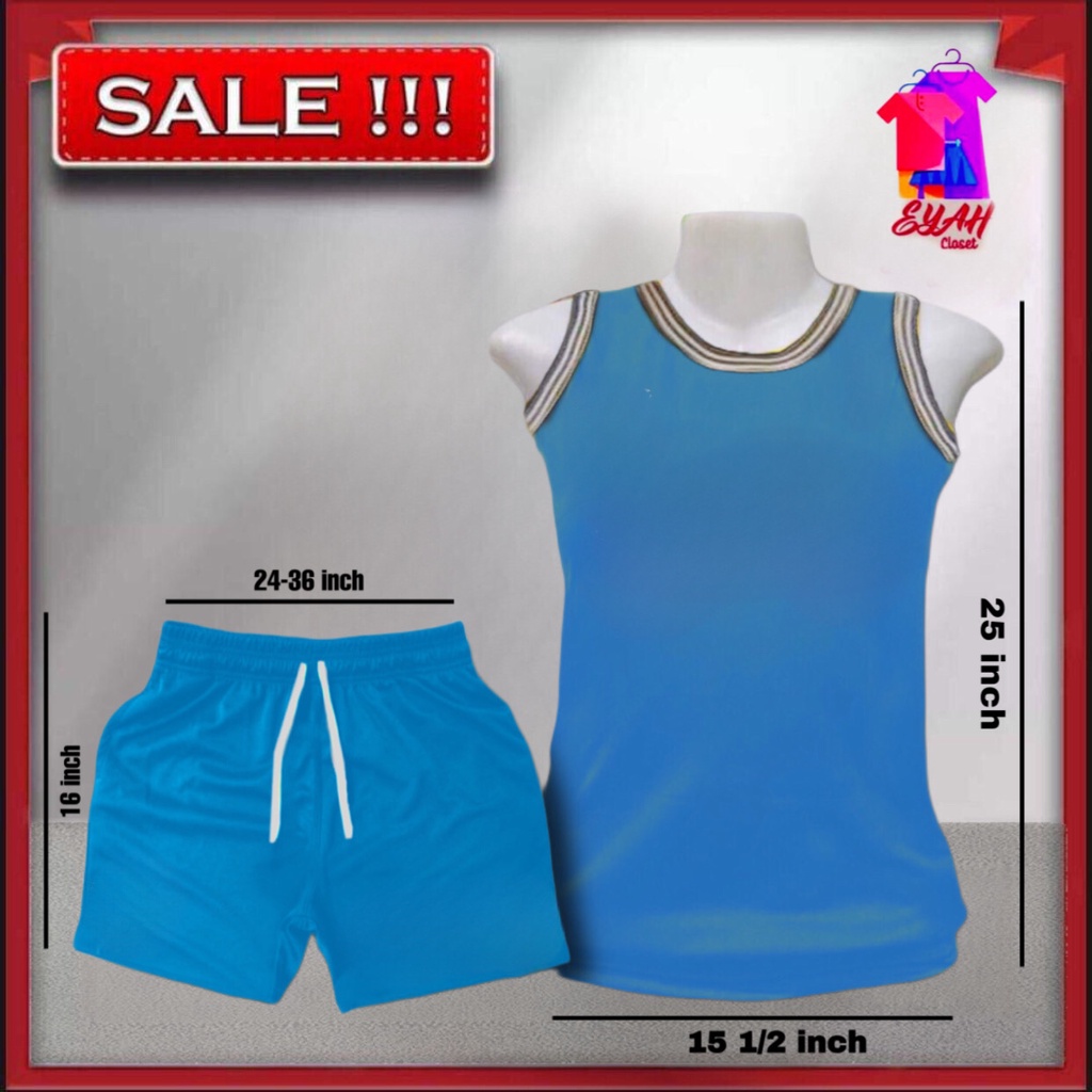 PLAIN TERNO JERSEY SANDO AND SHORT FOR WOMEN | Shopee Philippines