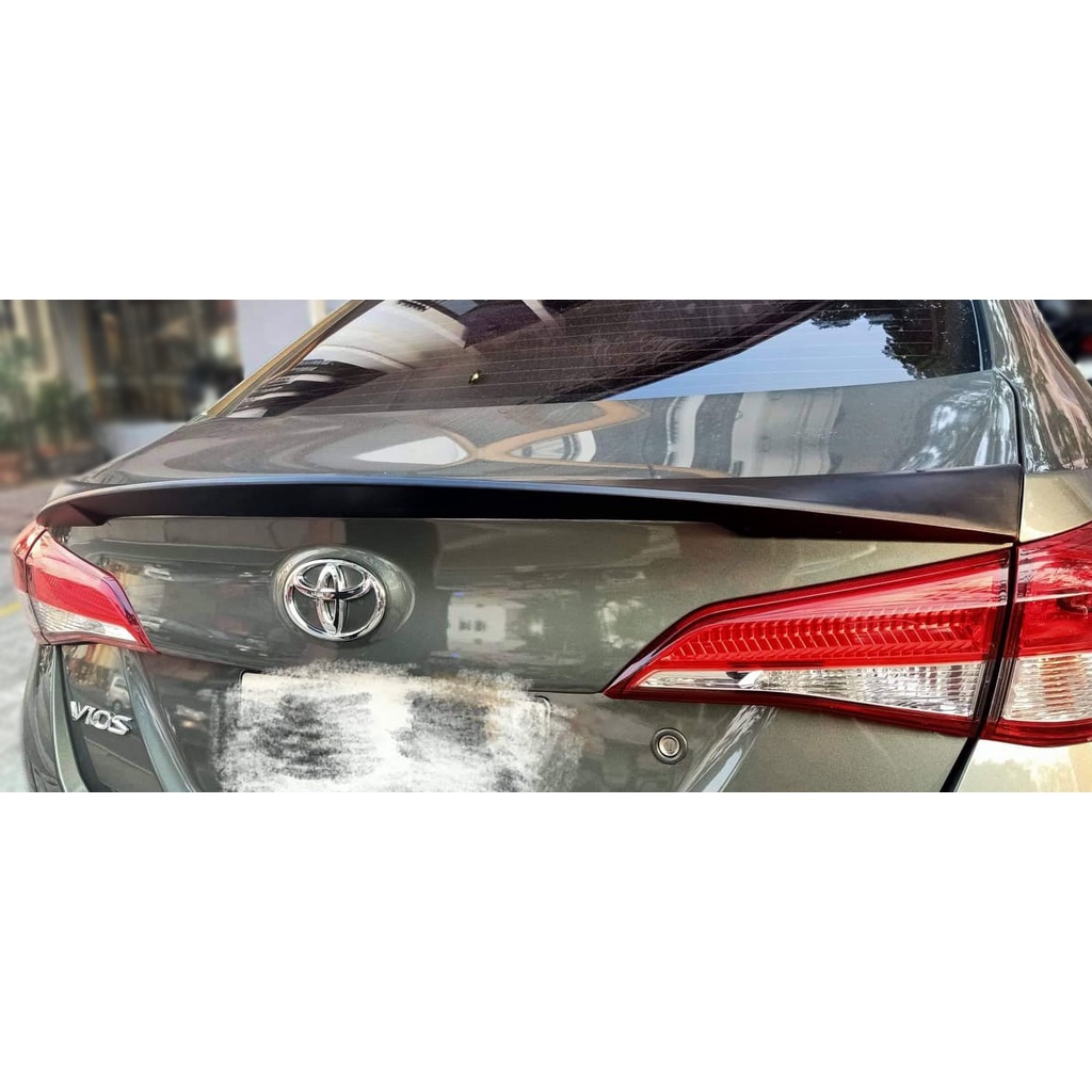 Toyota Vios 2019 to 2020 Ducktail Spoiler Matte Black | Shopee Philippines