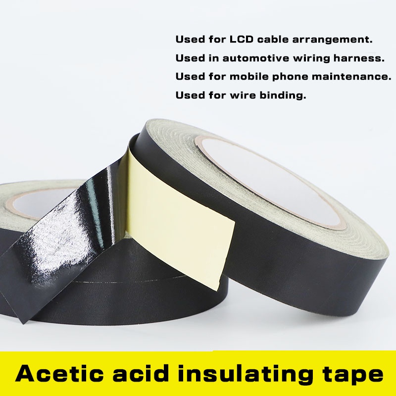 Black acetate tape LCD screen is pasted with screen wire for ...