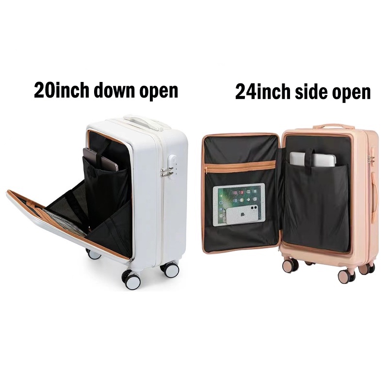 Full Front Open Luggage 20/24/26inch Luggage Suitcase Hand Carry ...