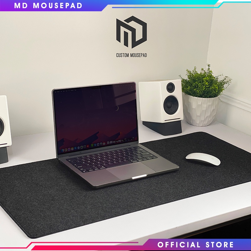 Wool Felt with Rubber Base Mousepad x MD Mousepad Large Gaming Mouse ...