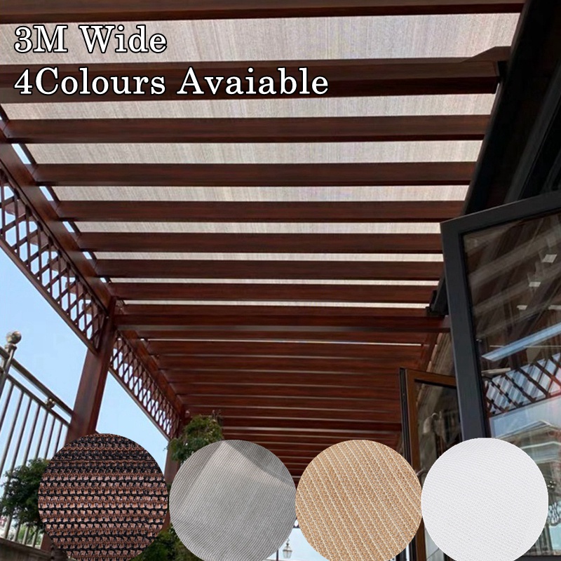 3M Sun Shade Net Outdoor Garden Balcony Succulent Plant Sun Shade Sail ...