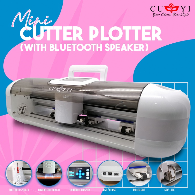 CUYI Mini Cutter Plotter Bluetooth Touch screen for Vinyl, Decal ...