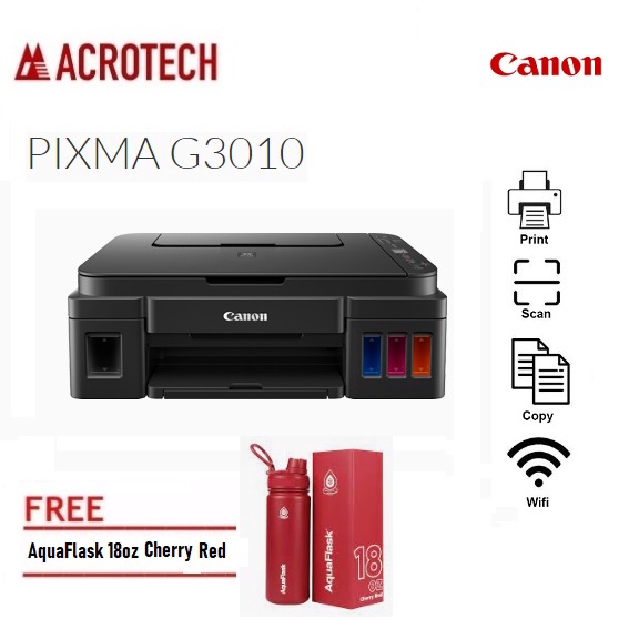 Canon Pixma G3010 Ink Tank Wireless All in One Printer | Shopee Philippines
