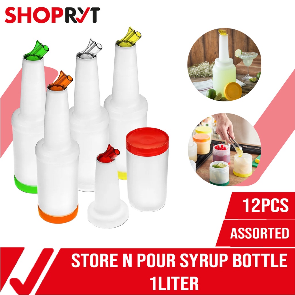 ShopRYT - Store n Pour Syrup Decanter Pourer Store Storage Bottle ...