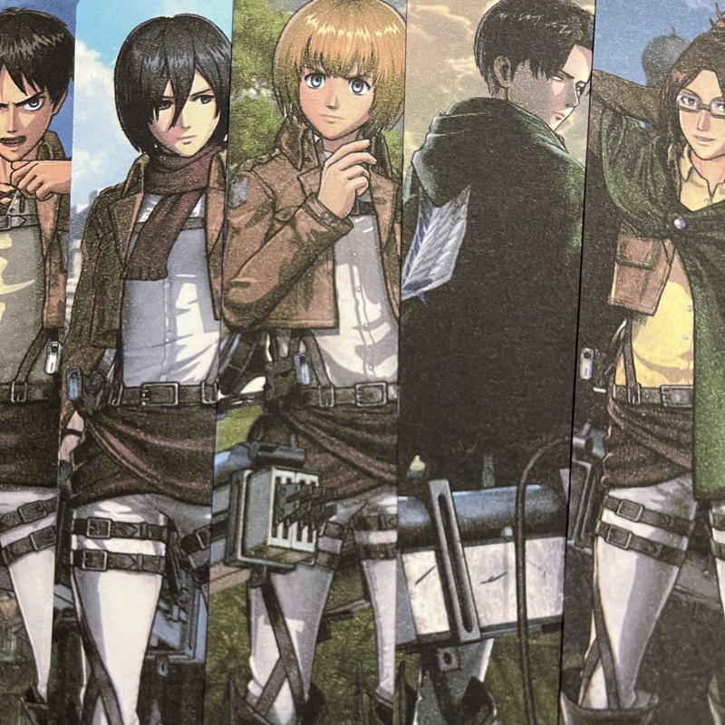 Attack on Titan Anime Bookmarks | Shopee Philippines