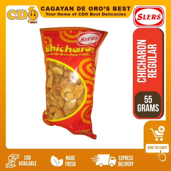 CDO Best | Slers Pork Chicharon Regular 55g | Crackling Big Pack ...