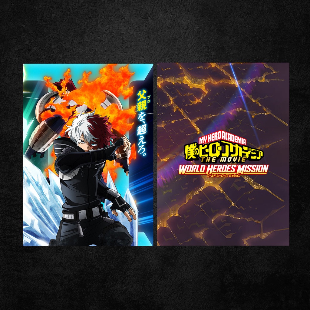 My Hero Academia World Heroes Mission Anime Themed Merch (Photocards ...