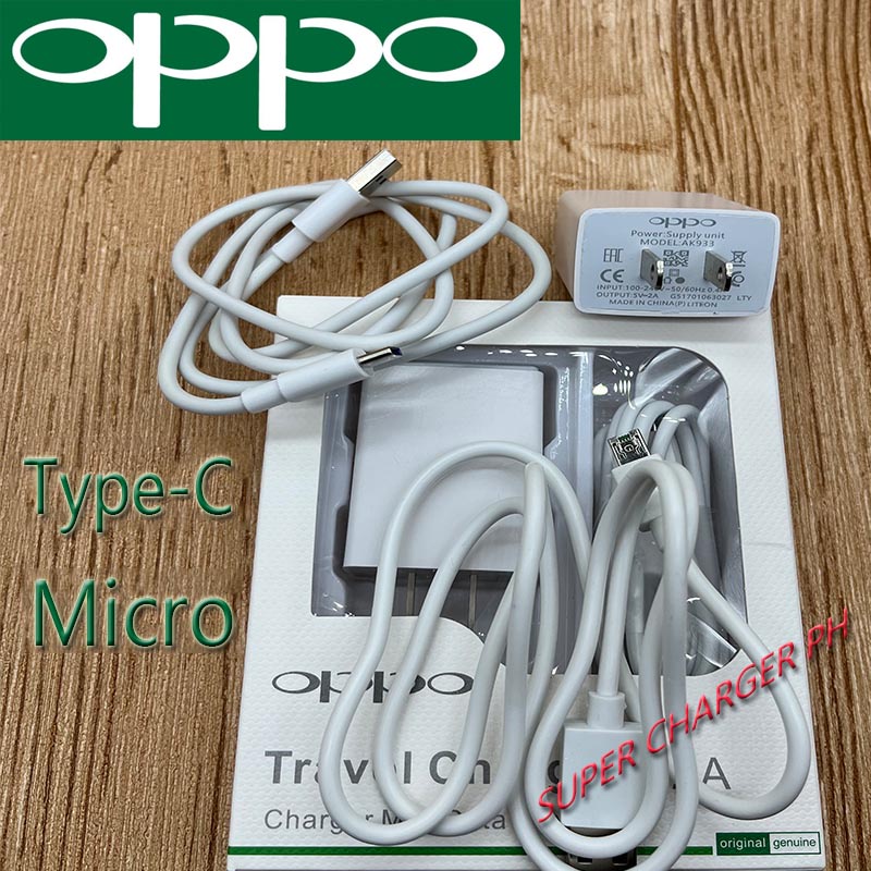 OPP Charger Original Fast Charger Micro/Type C USB Cable Android ...