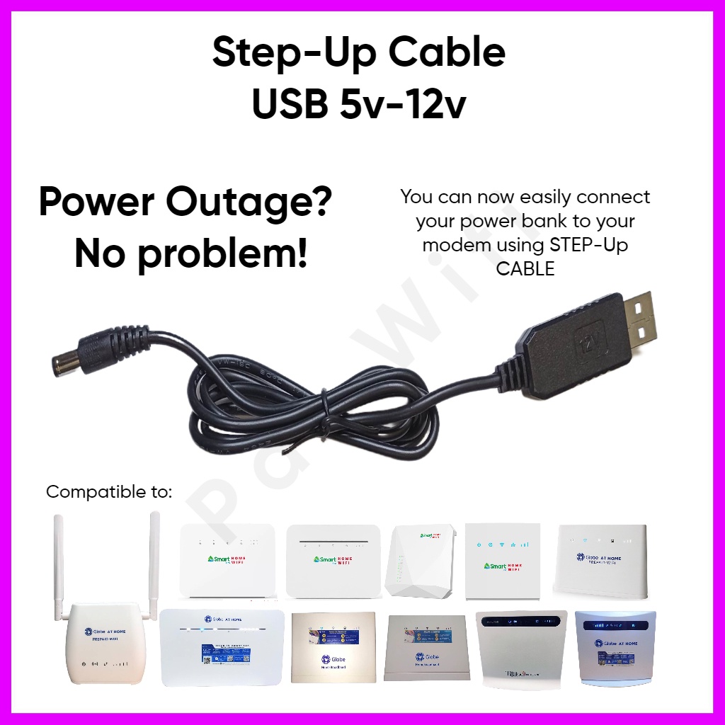 Step up Cable Usb 5v-12v | Shopee Philippines