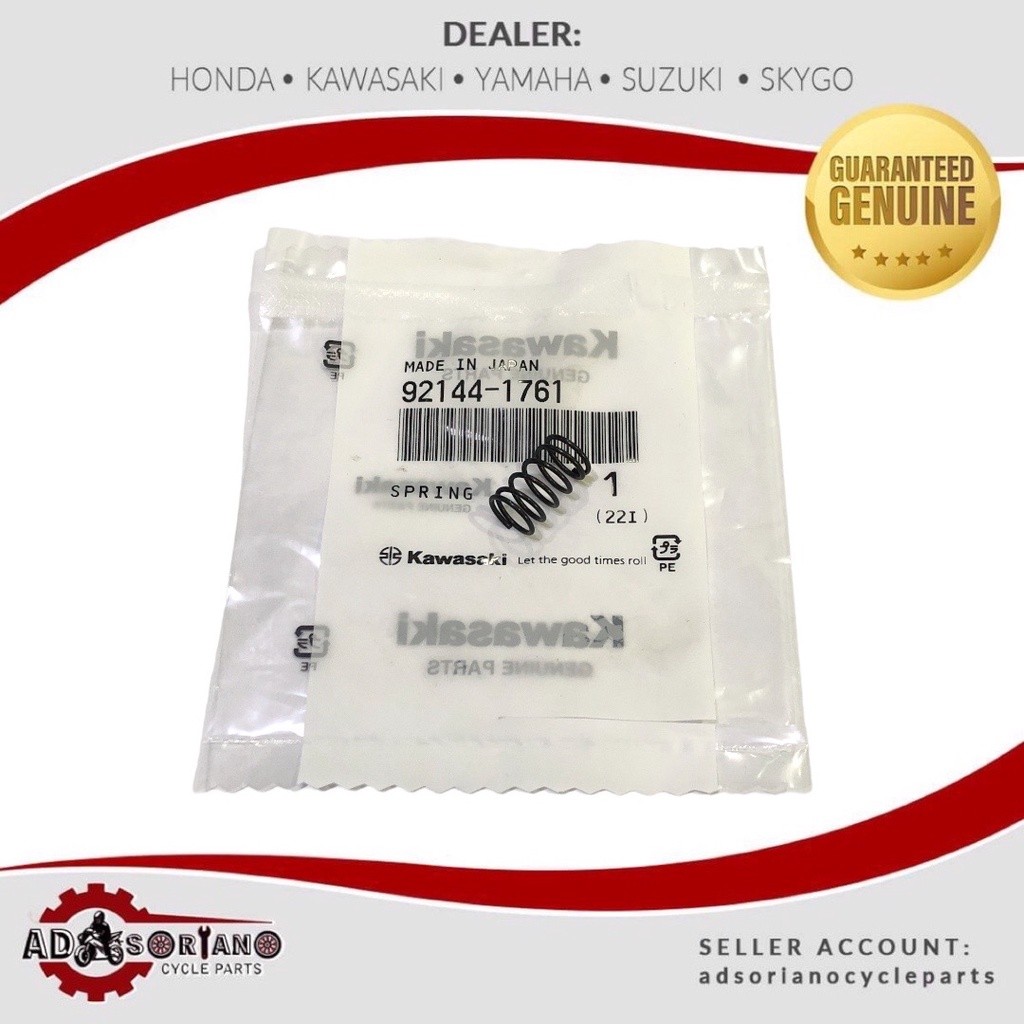 KAWASAKI BARAKO 1 2 OIL FILTER SPRING 92144-1761 | Shopee Philippines