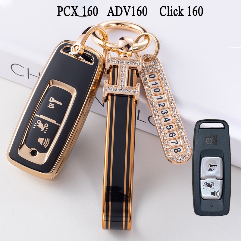 For Honda PCX 160 Click 160 ADV 160 Scoopy 2023 Remote Key Silicone ...