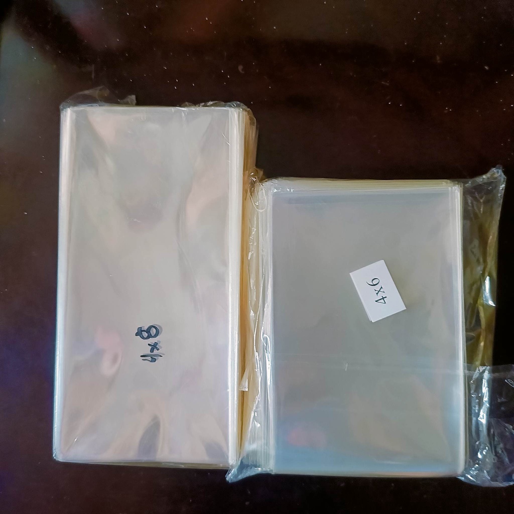 Opp Plastic 4x6 4x8 non adhesive | Shopee Philippines