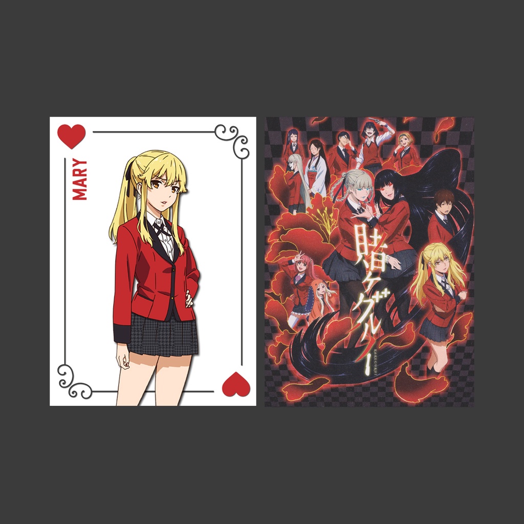 Kakegurui Deck Anime Photocards (Laminated) | Shopee Philippines