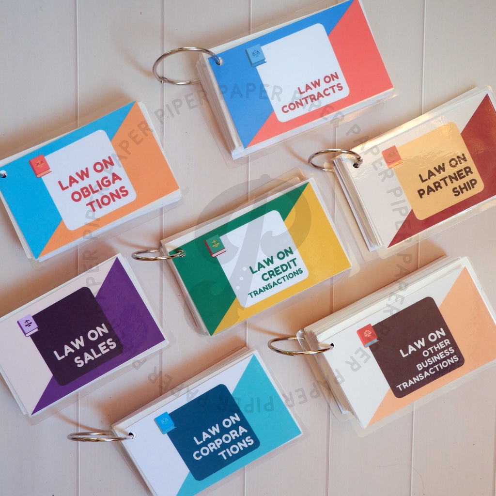 [TAKE-ALL BUNDLE, GET 1 FREE] ALL LAW FLASHCARDS | Shopee Philippines