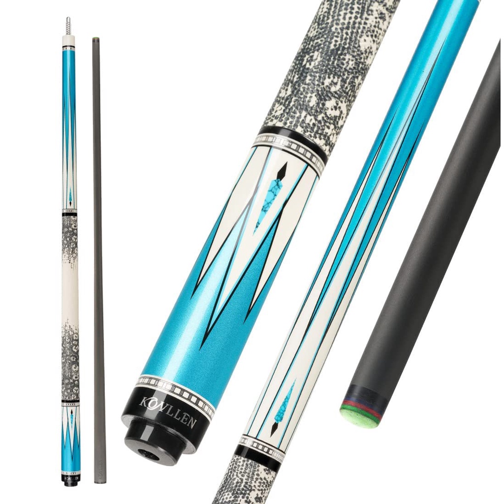 KONLLEN KL-05 Carbon Fiber Pool Cue Leather Wrap Professional (Carbon ...
