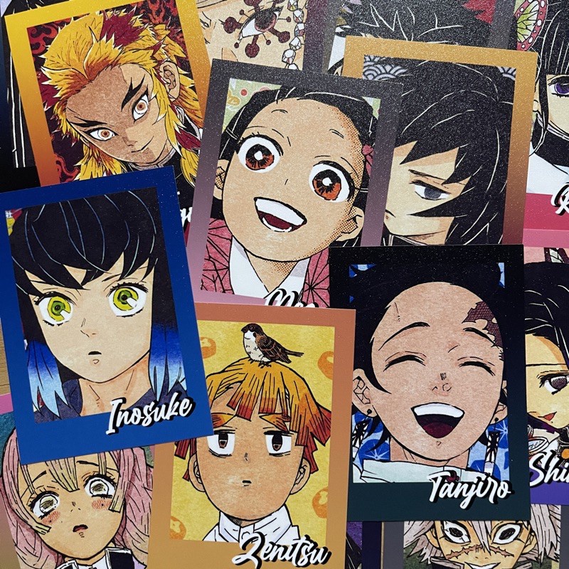 Kimetsu no Yaiba / Demon Slayer Colored Anime Manga Photocard ...