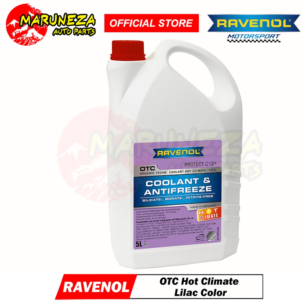 Ravenol Coolant OTC Hot Climate Protect C12+ 5 Liter | Shopee Philippines