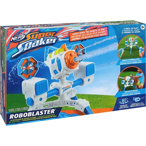NERF Super Soaker RoboBlaster – Automatic Soaker Blasting Machine (4 ...