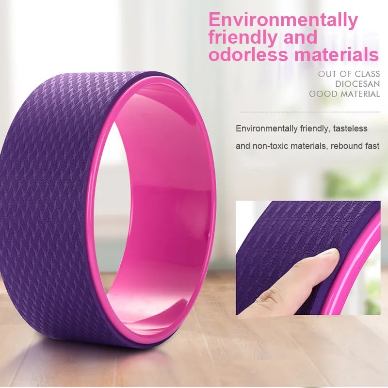 Yoga Wheel 12" Back Wheel Durable Dharma Wheel for Yoga Poses & Spine ...