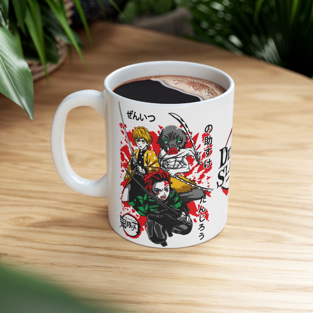 Demon Slayer Mug, Kimetsu No Yaiba Mug, Manga Mug, Zenitsu, Tanjiro ...