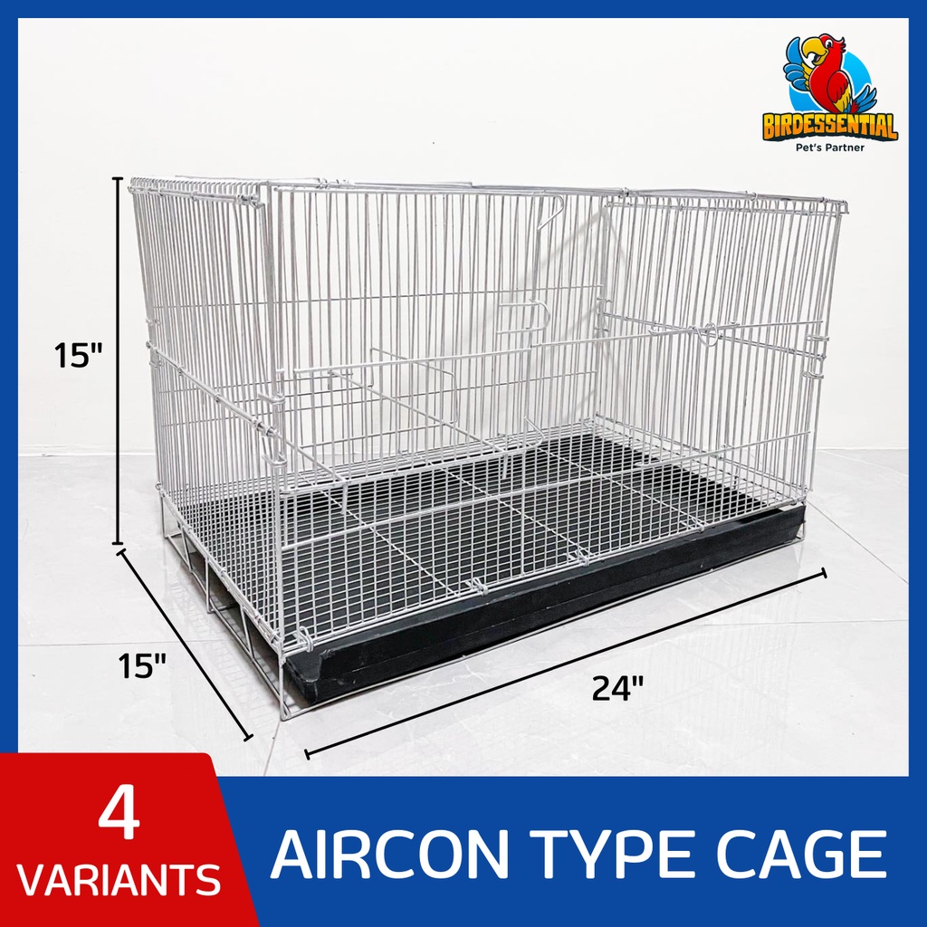 Collapsible AC Cage (15x24 inches) with removable nest box support for ...