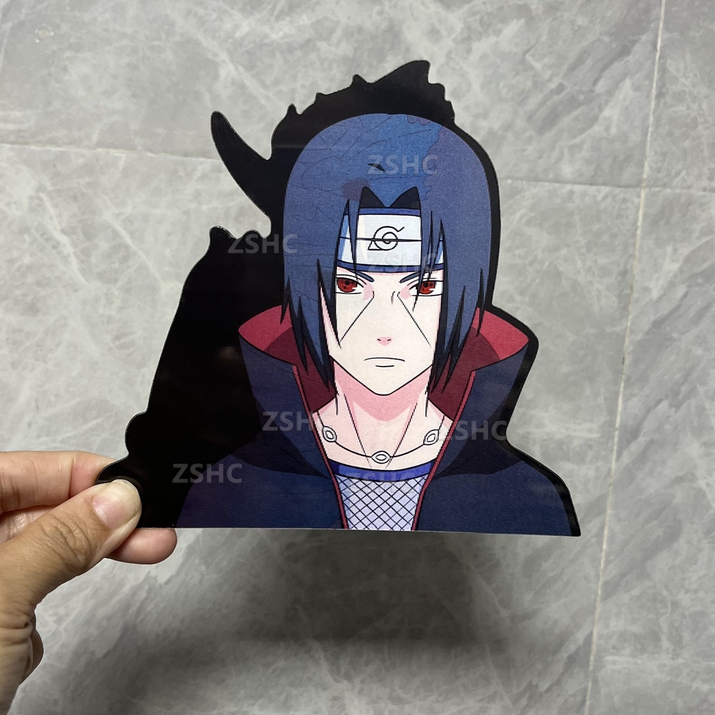 NARUTO Itachi Susanoo 3D Motion Sticker Anime Waterproof Car Decals ...