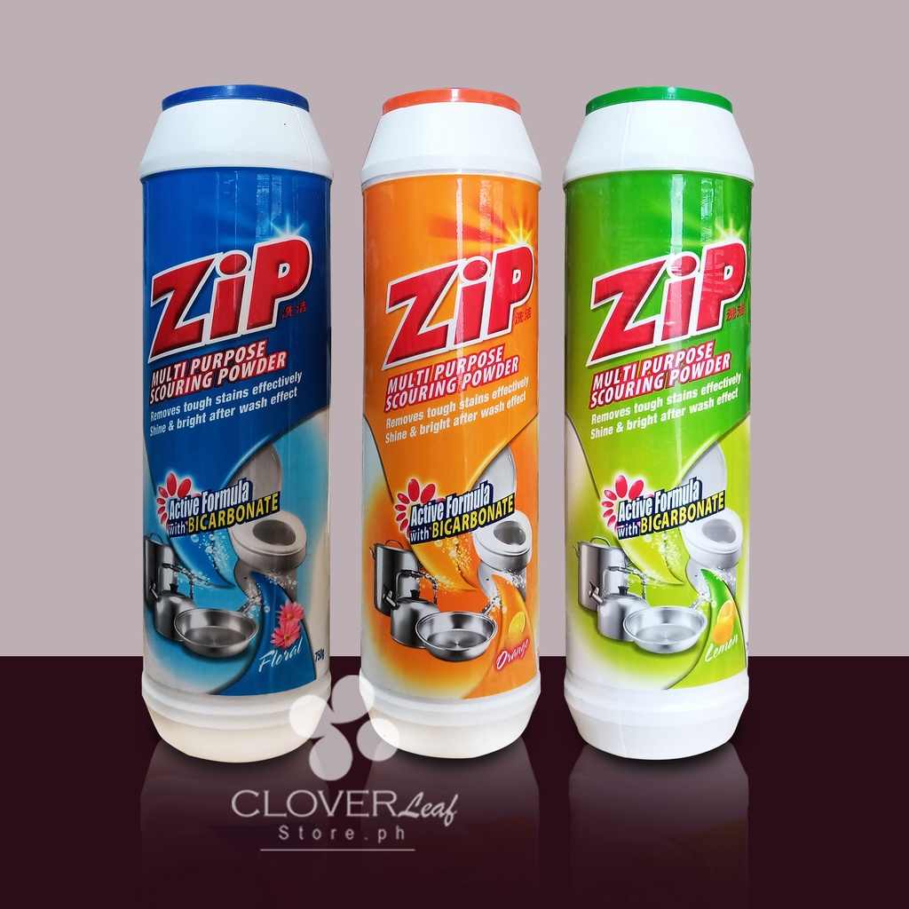 Zip Multipurpose Scouring Powder 750g Active Formula w/ Bicarbonate ...