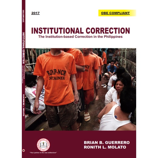INSTITUTIONAL CORRECTION The Institutional-based Correction in the ...