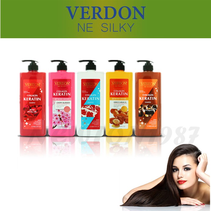 VERDON SHAMPOO & CONDITIONER COLLAGEN KERATIN | Shopee Philippines