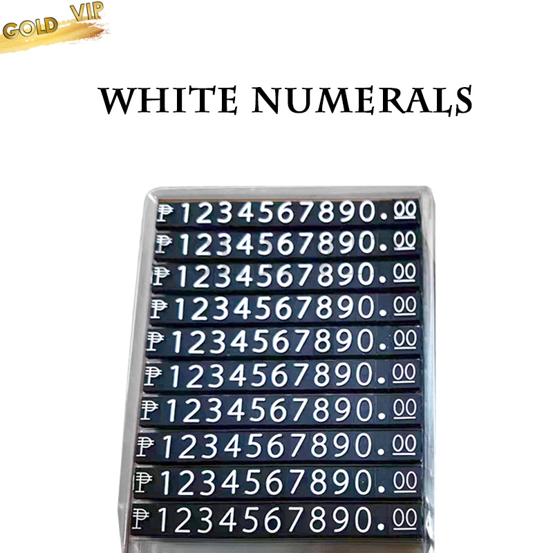 10sets Price Display Stand Tag Price Tag Adjustable Number Signage ...