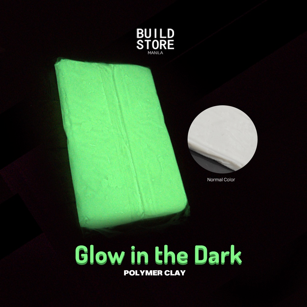 Glow in the Dark Polymer Clay / Marble Polymer Clay - 250g Block ...