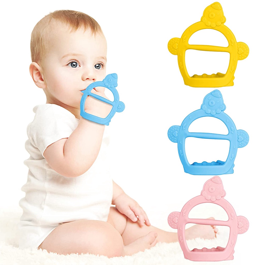 iBaby Baby Teether Bracelet Silicone Teething Toy for Newborn Baby ...