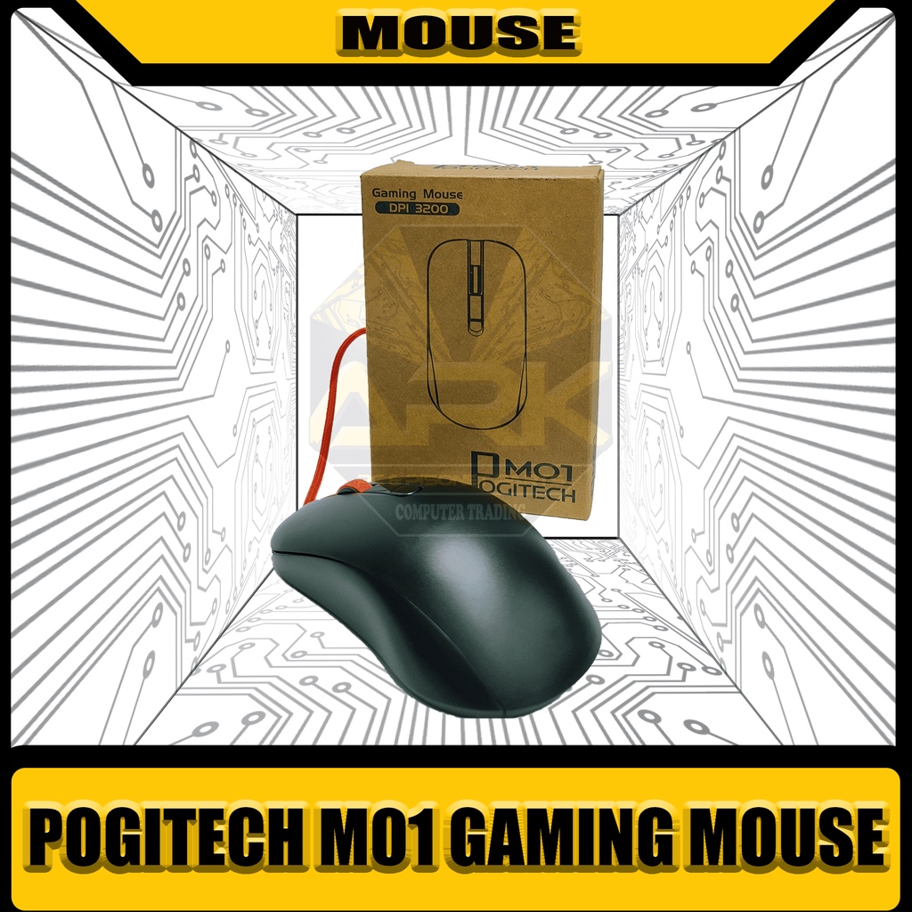 PM01 Pogitech DPI 3200 Gaming Mouse | Shopee Philippines